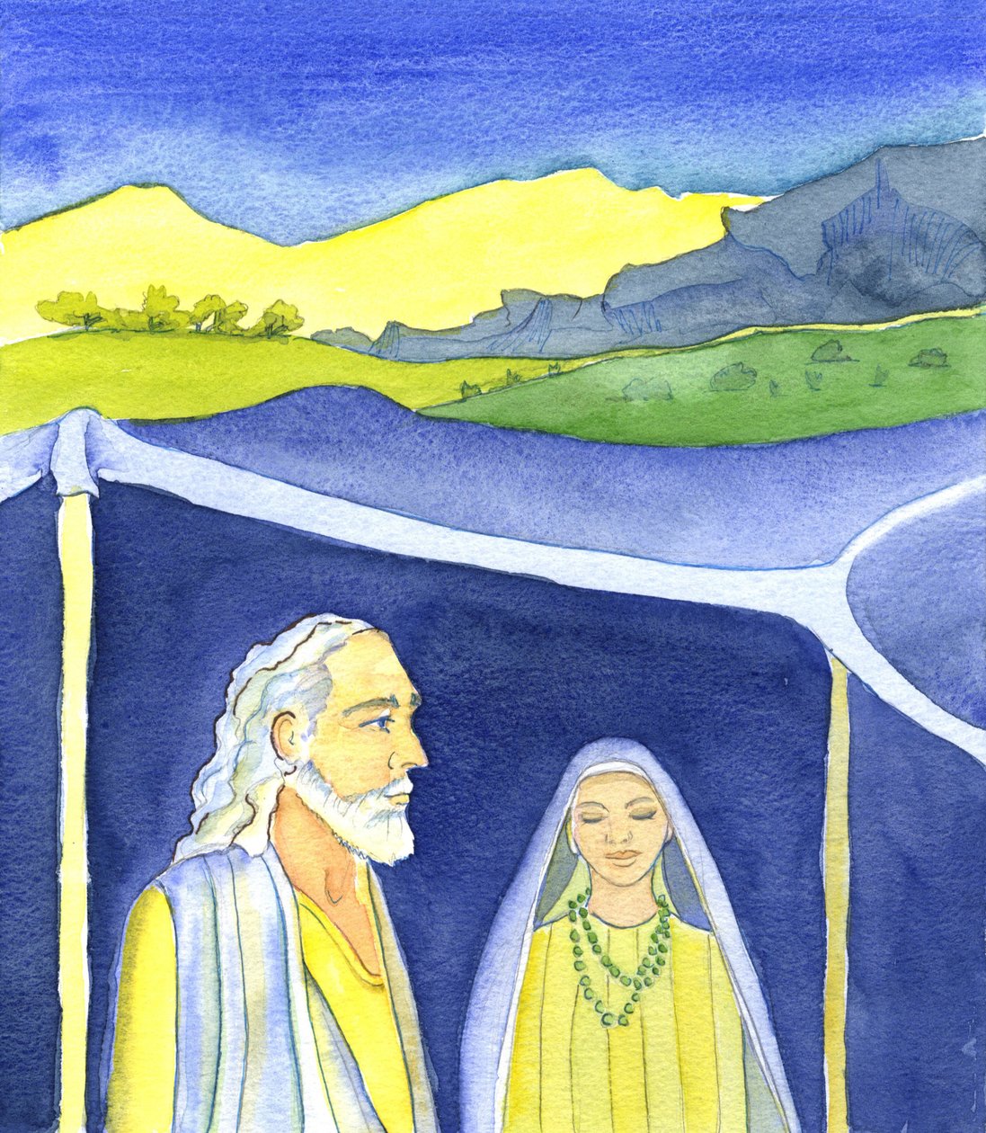 Abraham and Sarah by Elizabeth Wang: Buy fine art prints