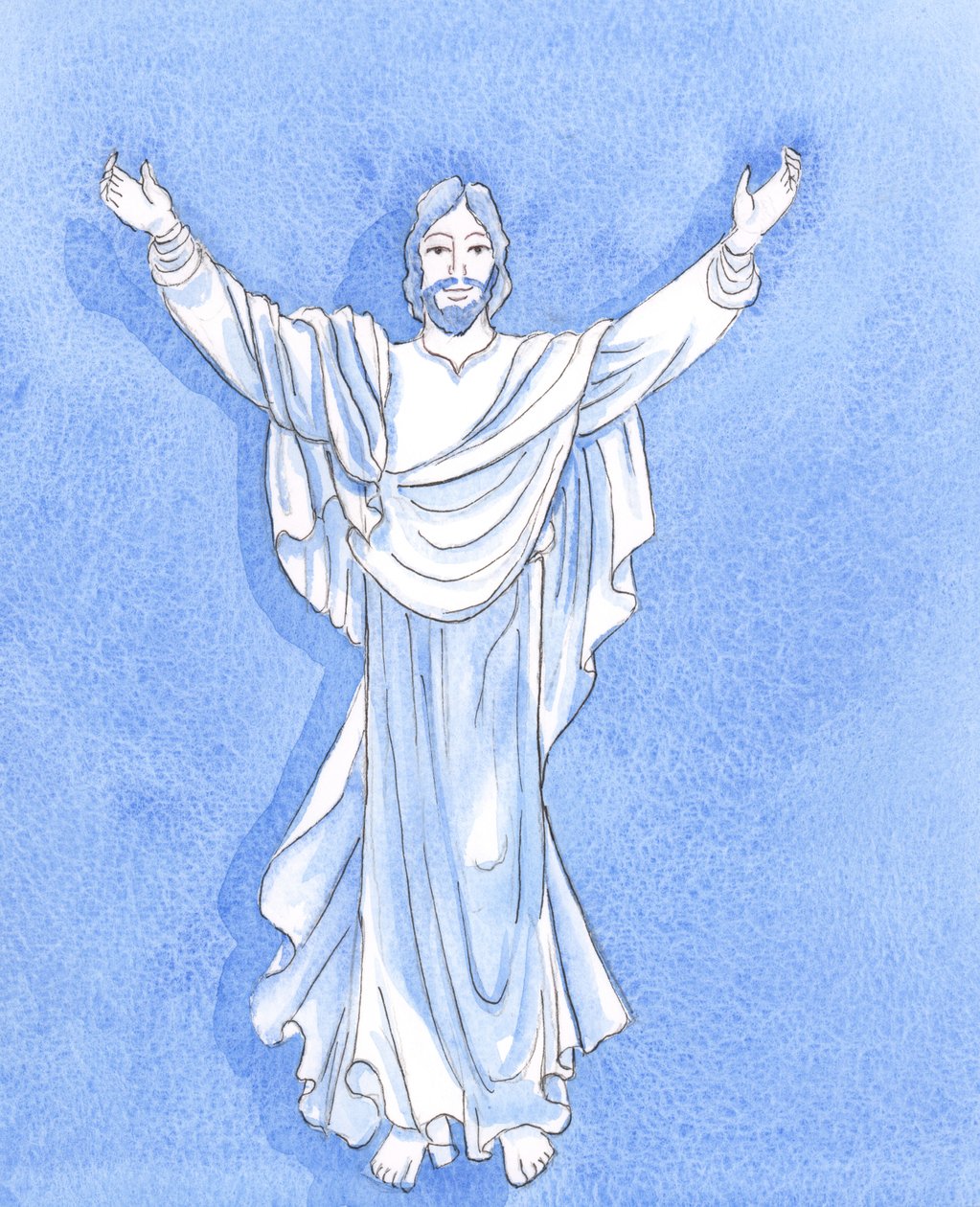 Christ reaches out to embrace us in just the manner shown out in many ...