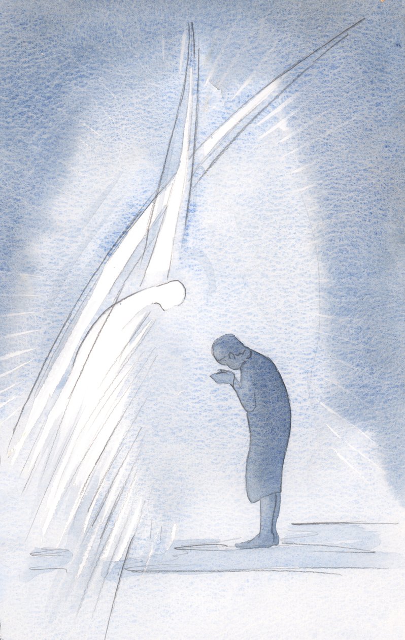 My own Holy Guardian Angel repeats the prayer I make, bowing low and ...