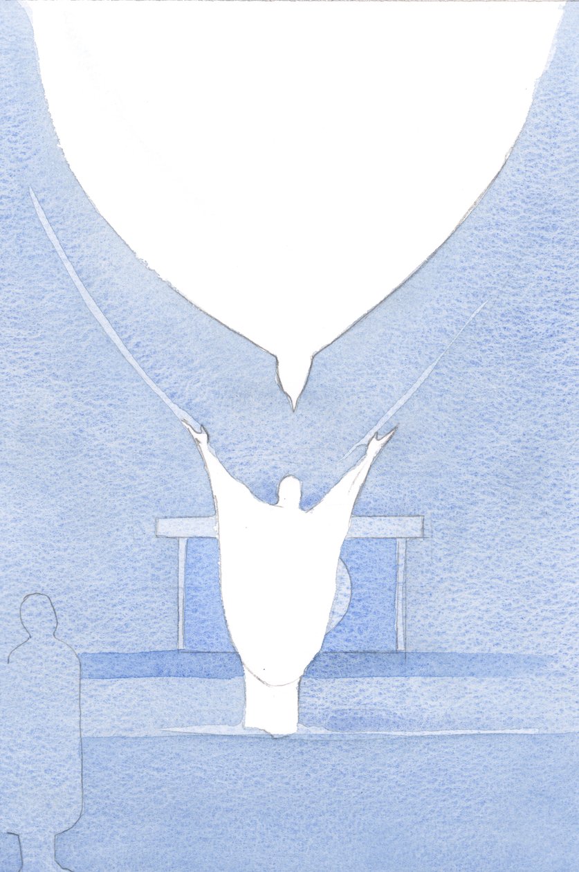 The Most Holy Spirit - as if with wings outstretched - was poised above ...