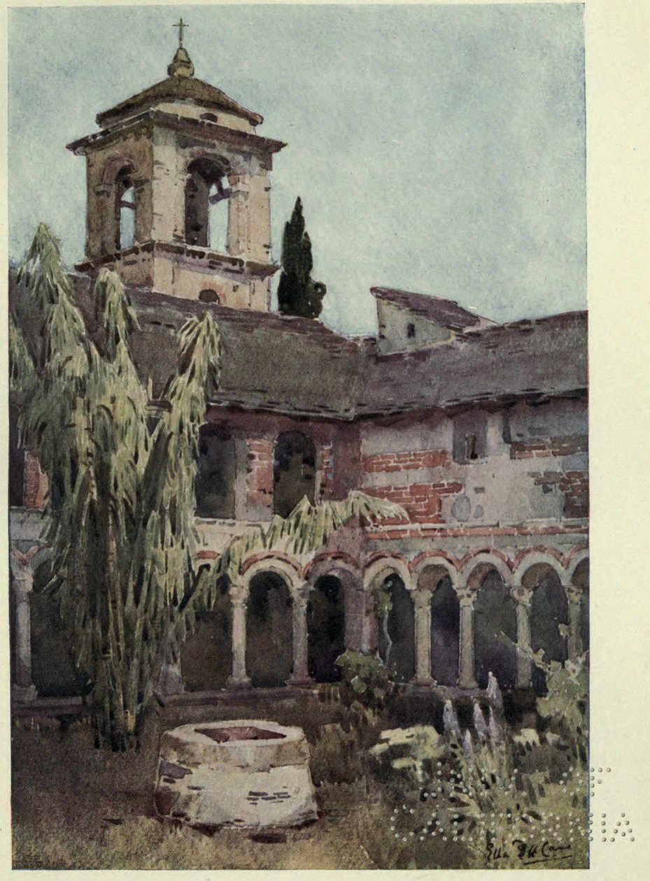 Il Chiostro di Piona, Lago di Como, Illustration from 'The Italian ...