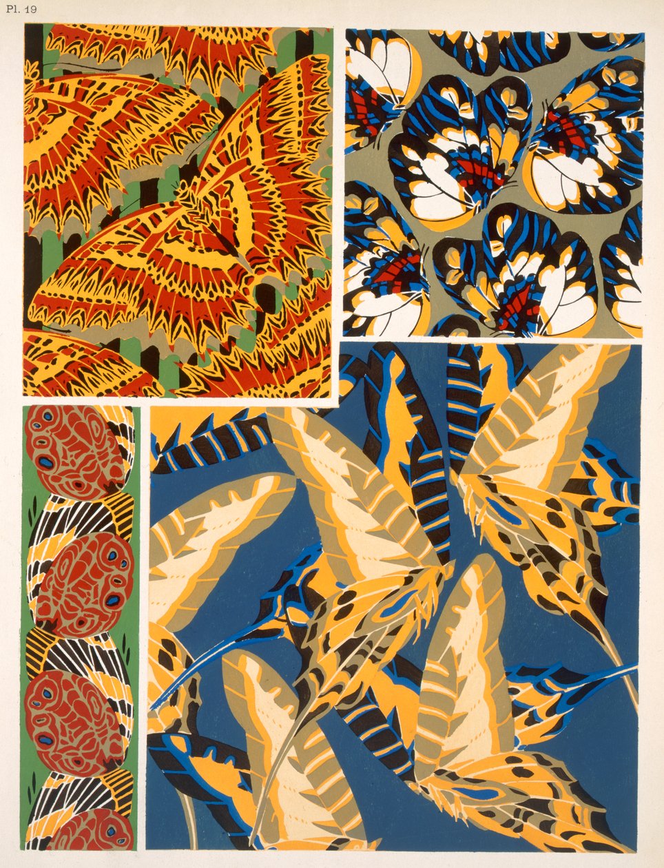 Design with Insect Motif by Émile-Allain Séguy