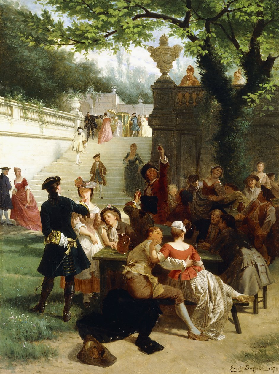 Pastoral Festival by Emile Antoine Bayard: Fine art print