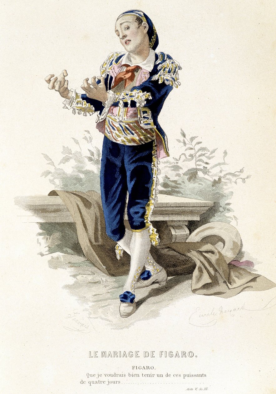Figaro in 'Le Mariage de Figaro' - in 'Oeuvres Complètes de ...