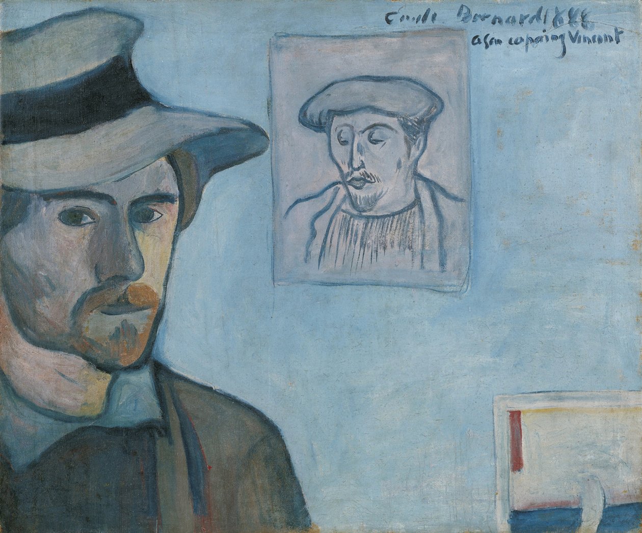 Self-Portrait with Portrait of Gauguin, 1888
