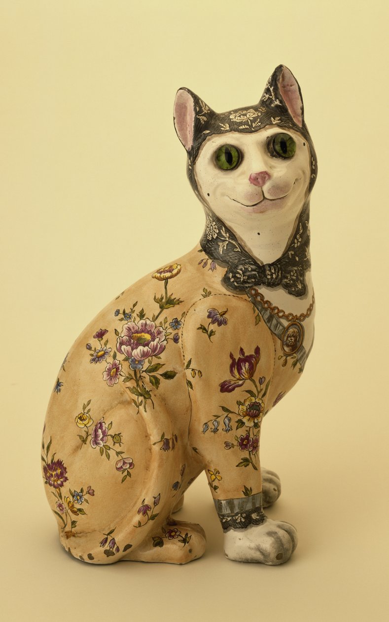 Figure of a cat by Emile Galle: Buy fine art print