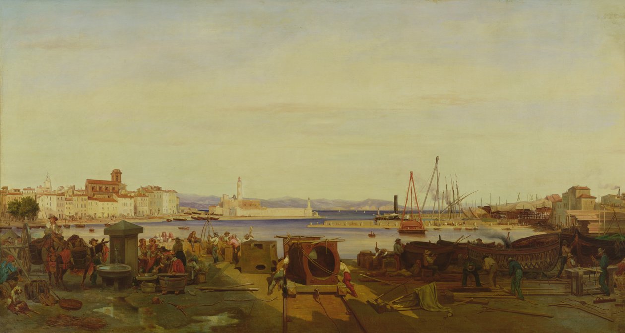 The Port of La Ciotat by Emile Loubon: Buy fine art print