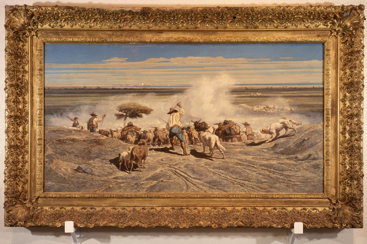 The Return of the Herd by Emile Loubon, Museum of Fine Arts in Toulon