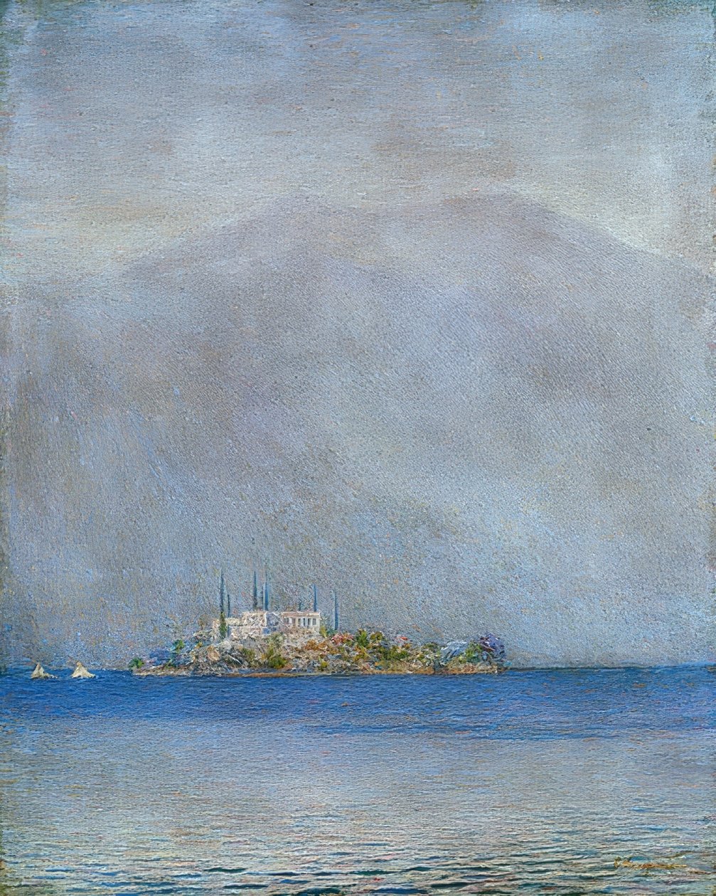 Isola San Giulio by Emilio Longoni: Buy fine art print