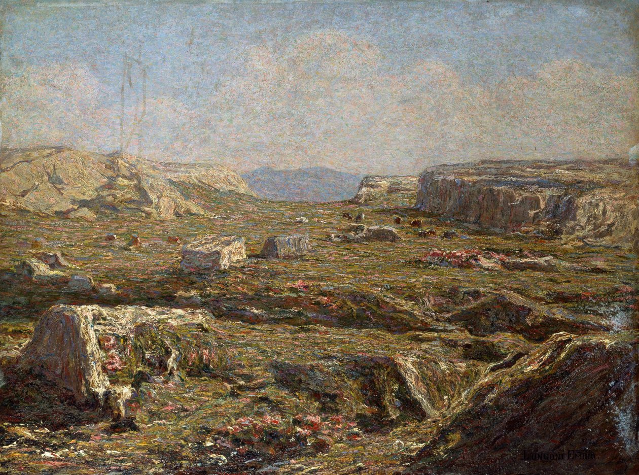 Rocky Landscape by Emilio Longoni: Buy fine art print