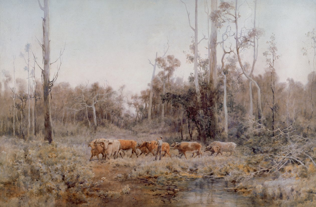 The Bullock Team by Emma Minnie Boyd: Buy fine art print