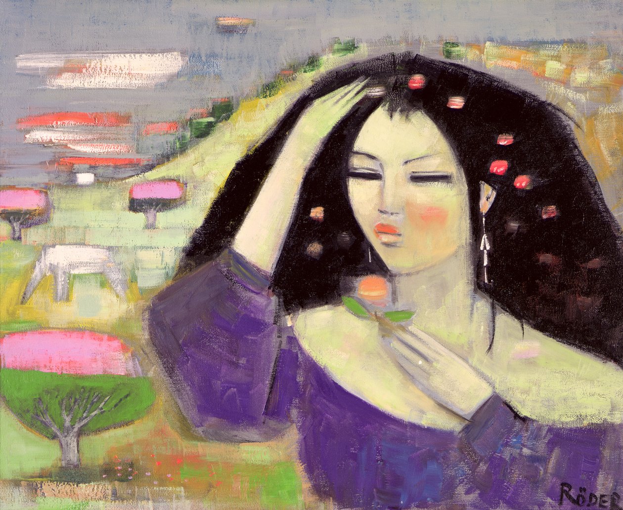 Tomoko Dreaming in English III by Endre Roder