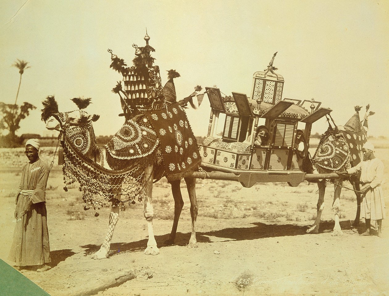 Bridal Palanquin, Cairo, Egypt, c.1878