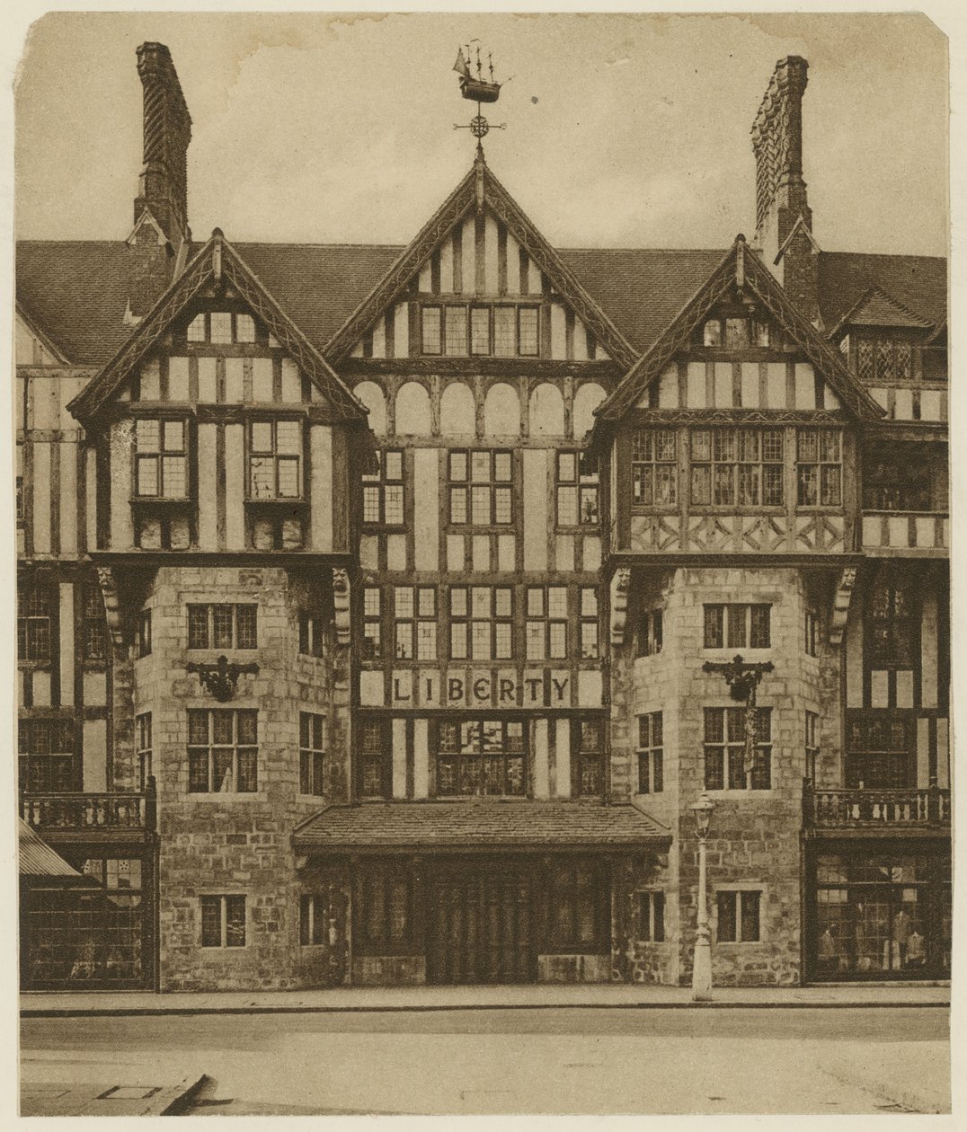 Facade of Liberty Department Store by English Photographer
