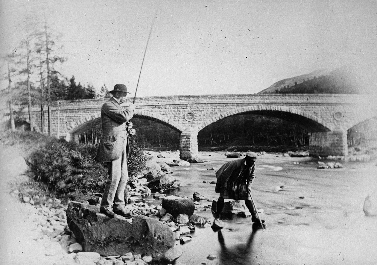 General Grey Fishing at the Bridge of Dee, c.1892