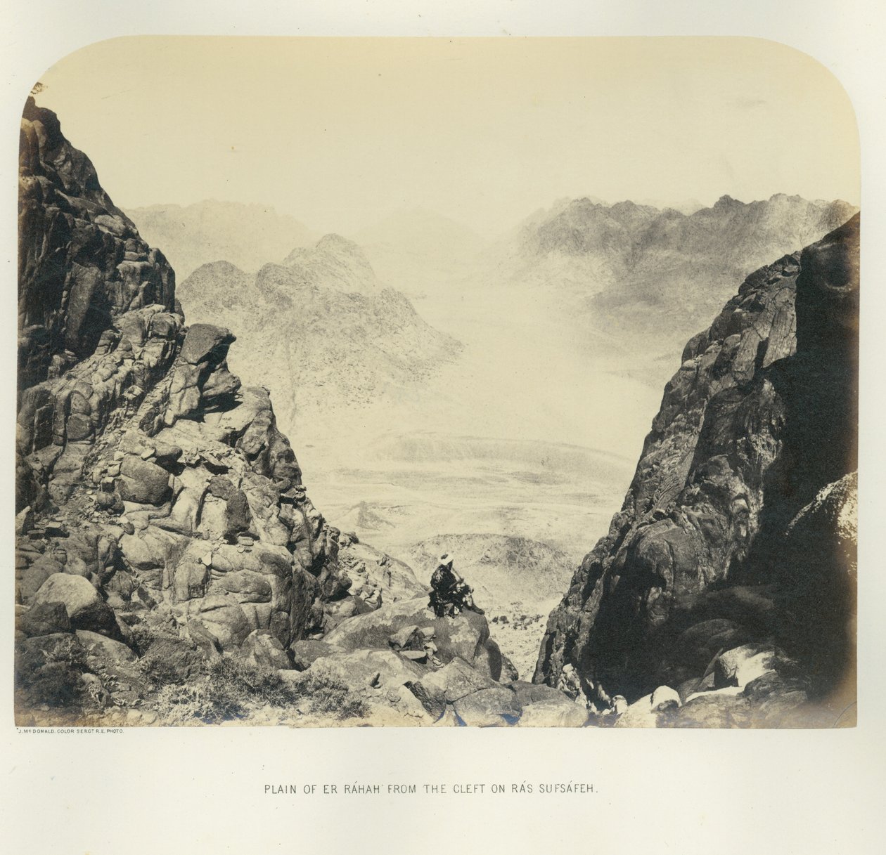Plain of Er Rahah from the Cleft on Ras Sufsafeh, 1867