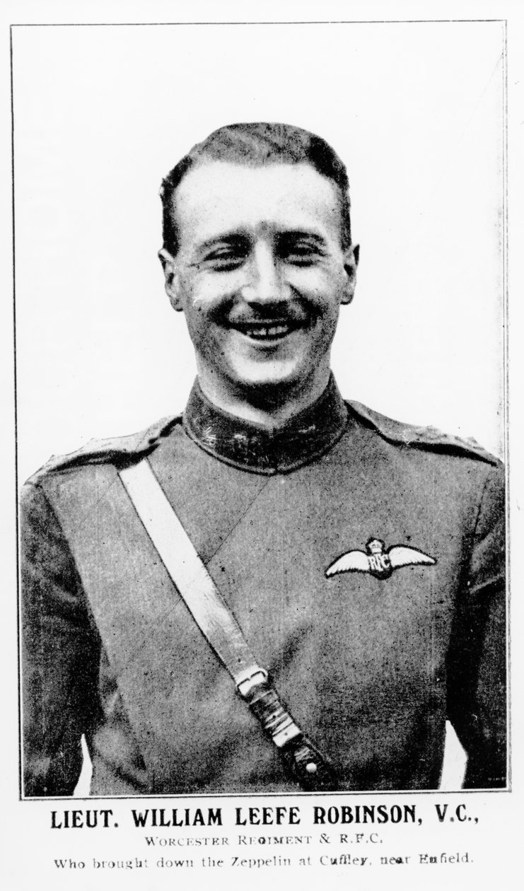 Portrait of Lieutenant William Leefe Robinson