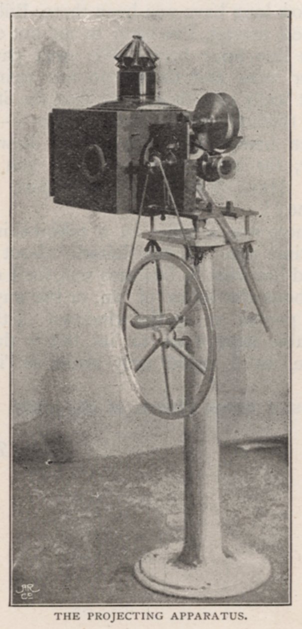 Projection Apparatus Used by R. W. Paul, Inventor of the Kinetoscope