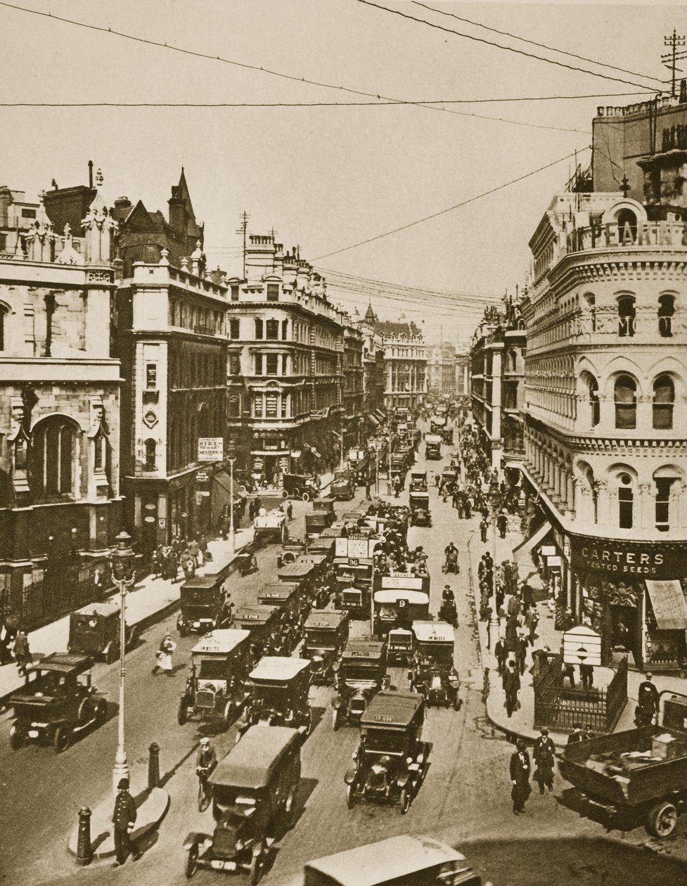 Queen Victoria Street at its intersection with Cannon Street