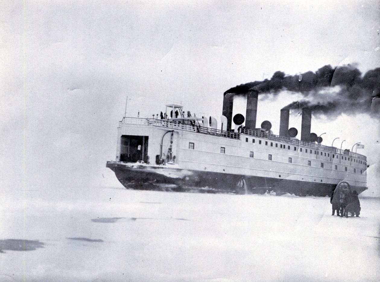 The Ice-Breaking Train Ferry Steamer SS Baikal, Lake Baikal