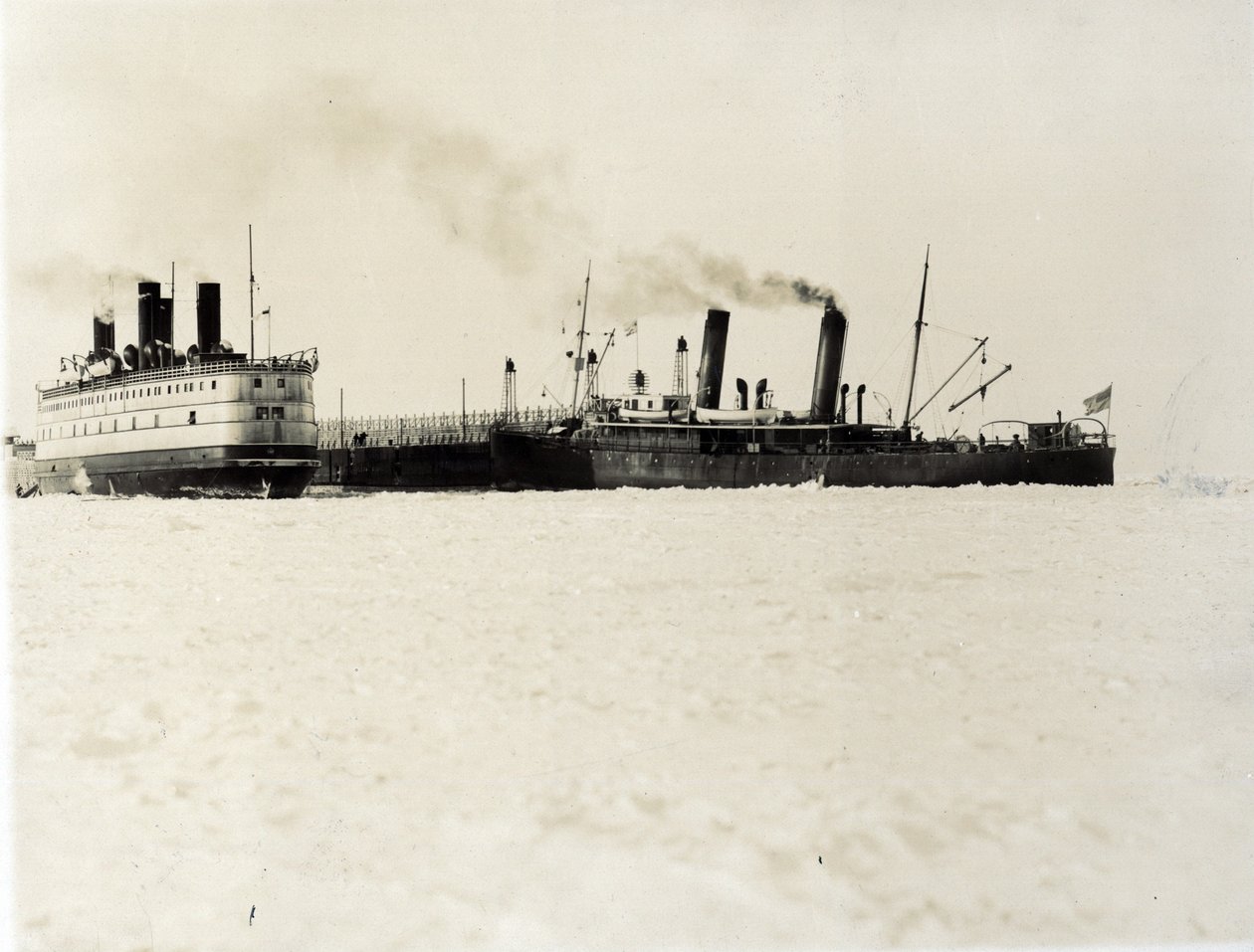 The Ice-Breaking Train Ferry Steamer SS Baikal, Lake Baikal