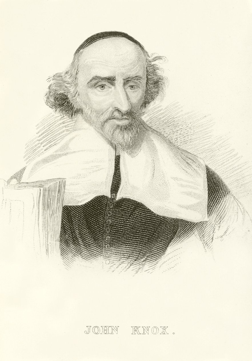 John Knox by English School: High-quality fine art print