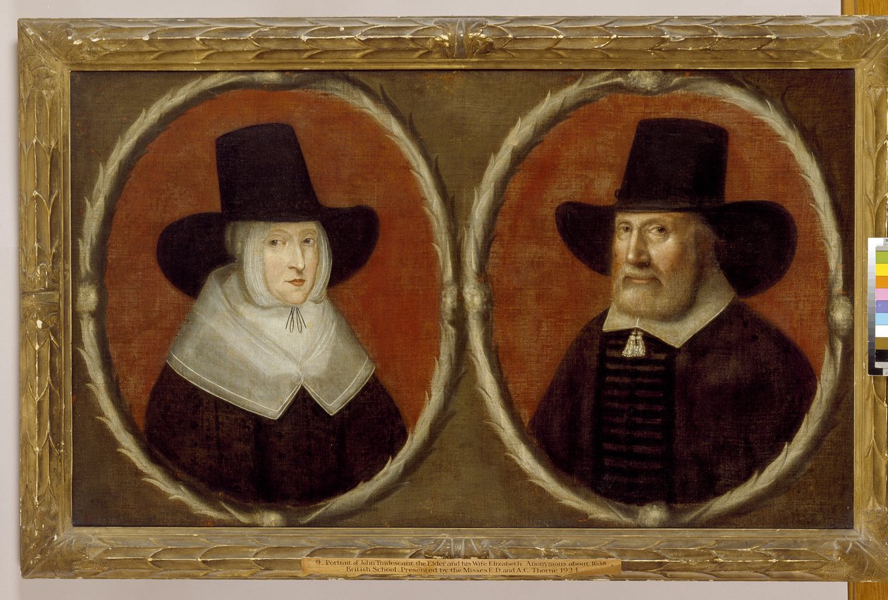 John Tradescant the Elder and his Wife Elizabeth