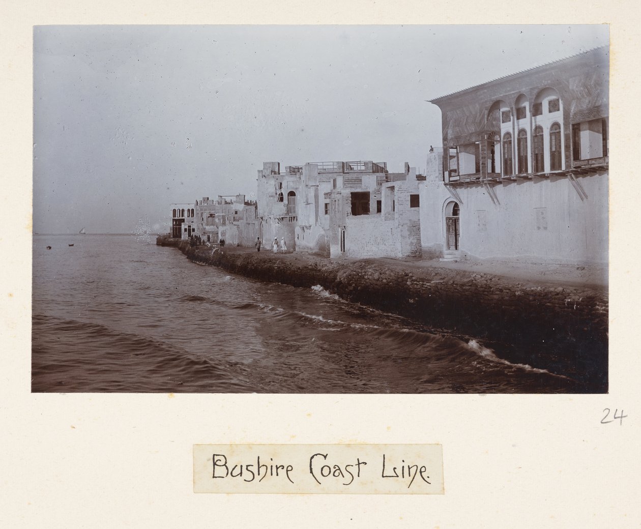 Bushire Coast Line, from 'Photographs of Lord Curzon's Tour in the ...