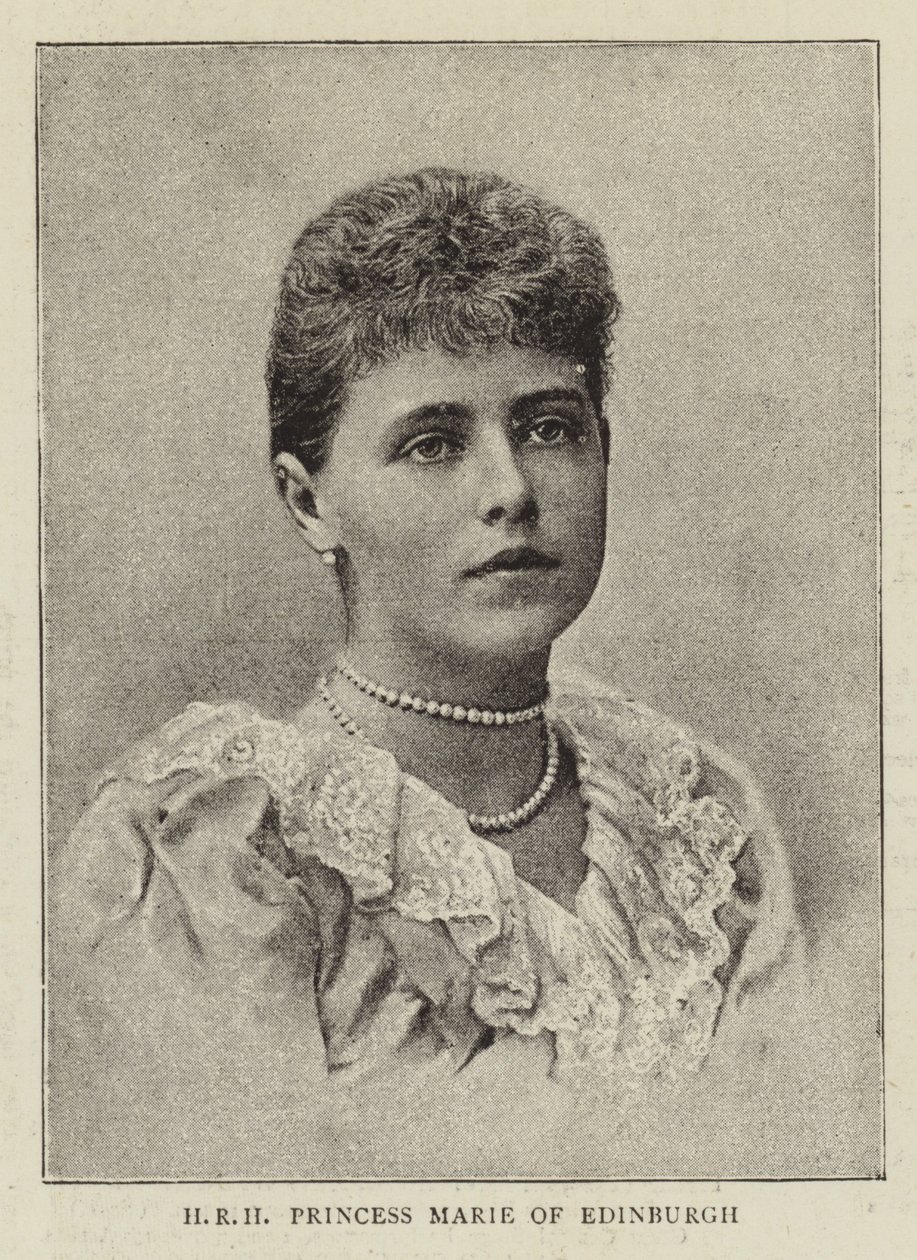 HRH Princess Marie of Edinburgh by English Photographer