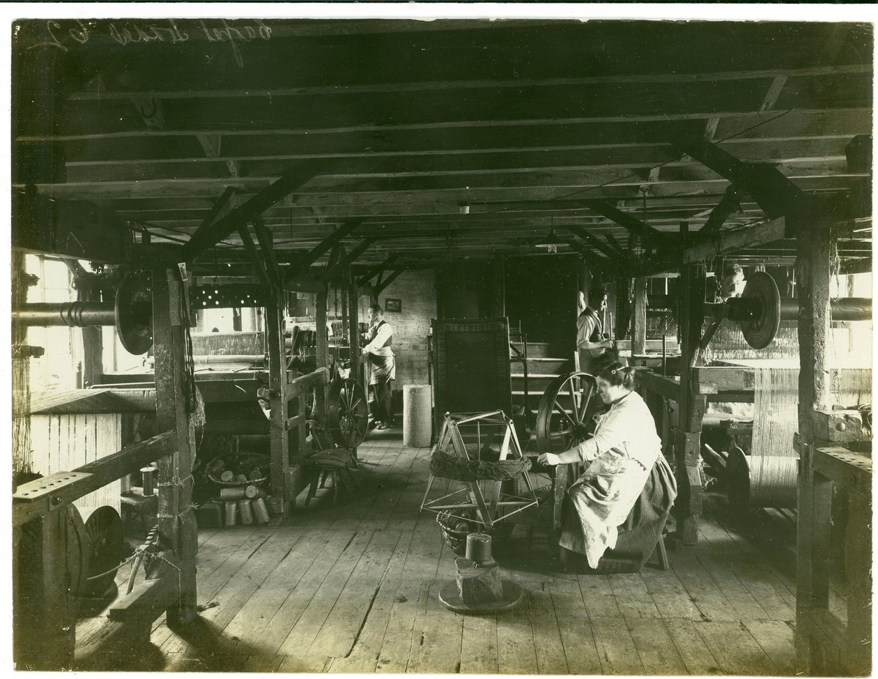 Handloom Weaving, Hughes Factory No. 2, 1923