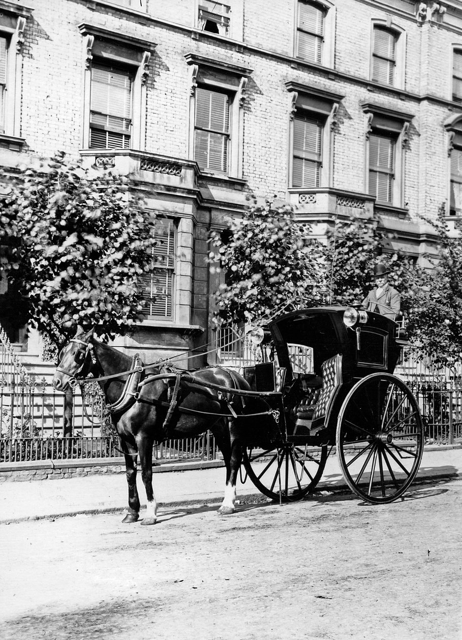 Hansom Cab by English Photographer: Buy fine art print