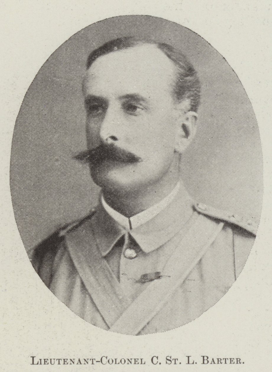 Lieutenant-Colonel C St L Barter by English Photographer