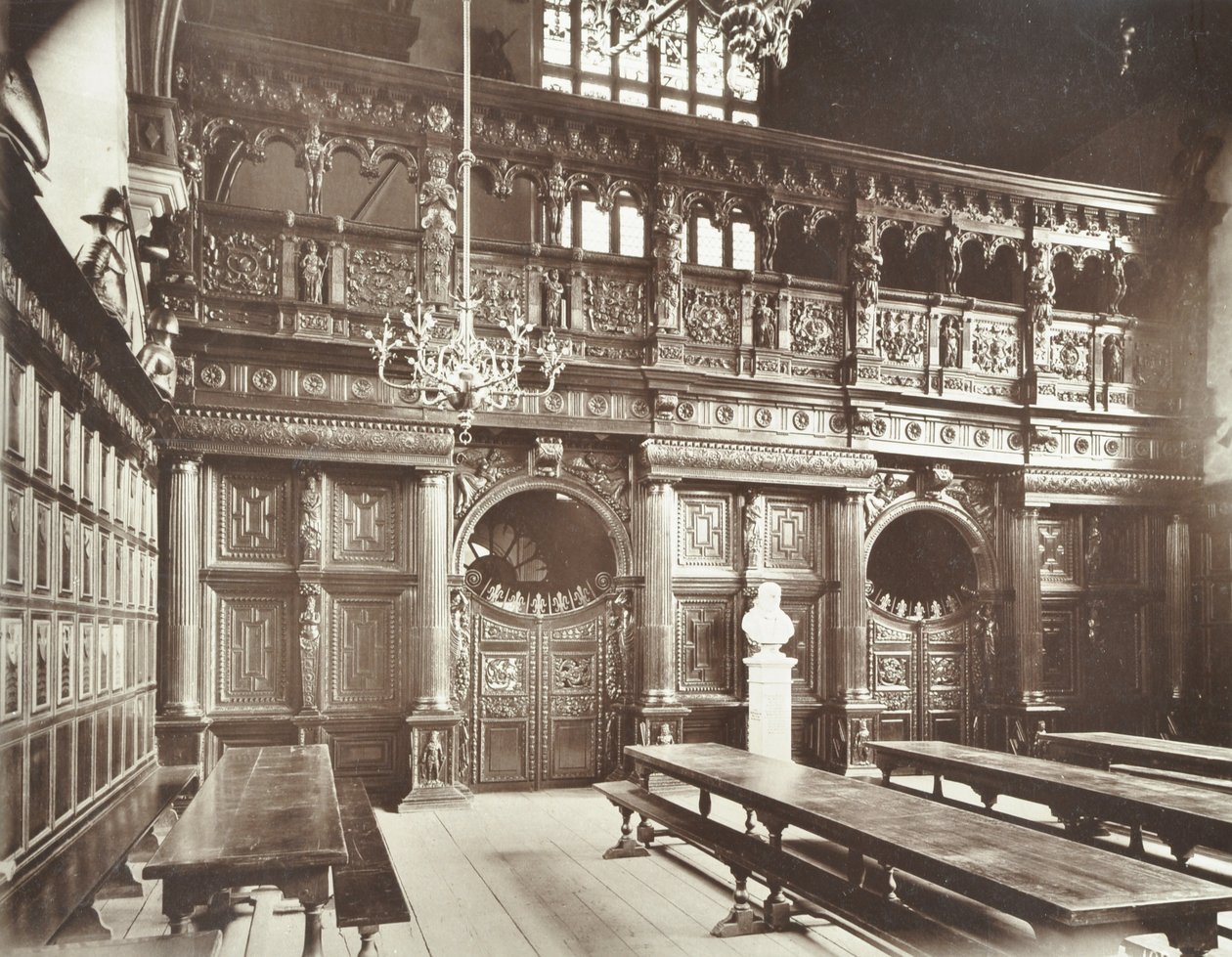 Middle Temple Hall by English Photographer: Fine art print