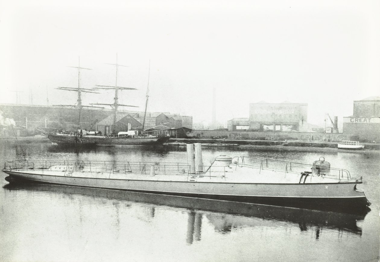 One of the Three Torpedo Boats Built for the Portuguese Government, London, 1881