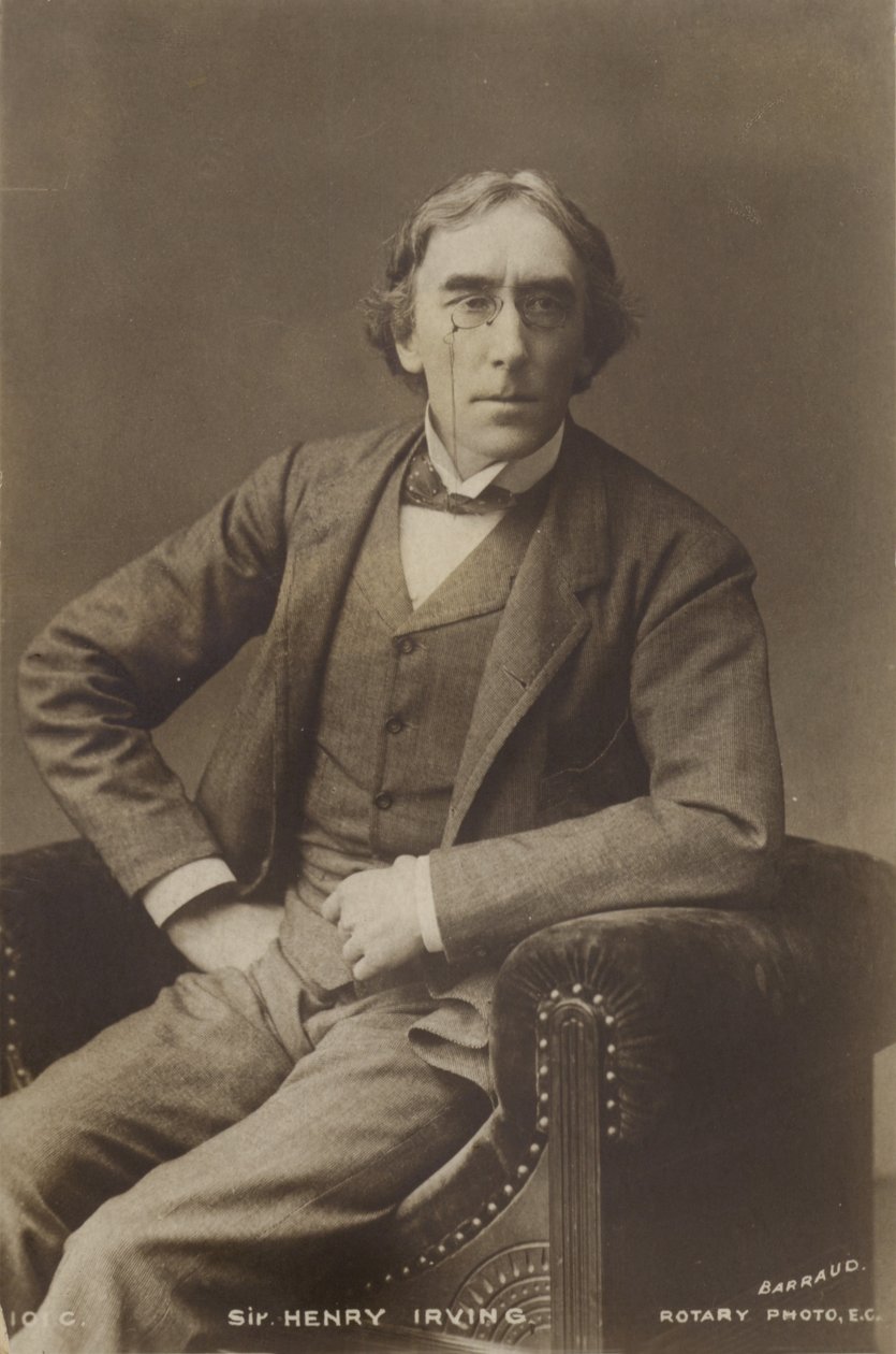 Sir Henry Irving by English Photographer: Fine art print