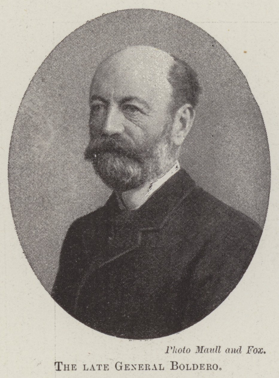 The Late General Boldero by English Photographer