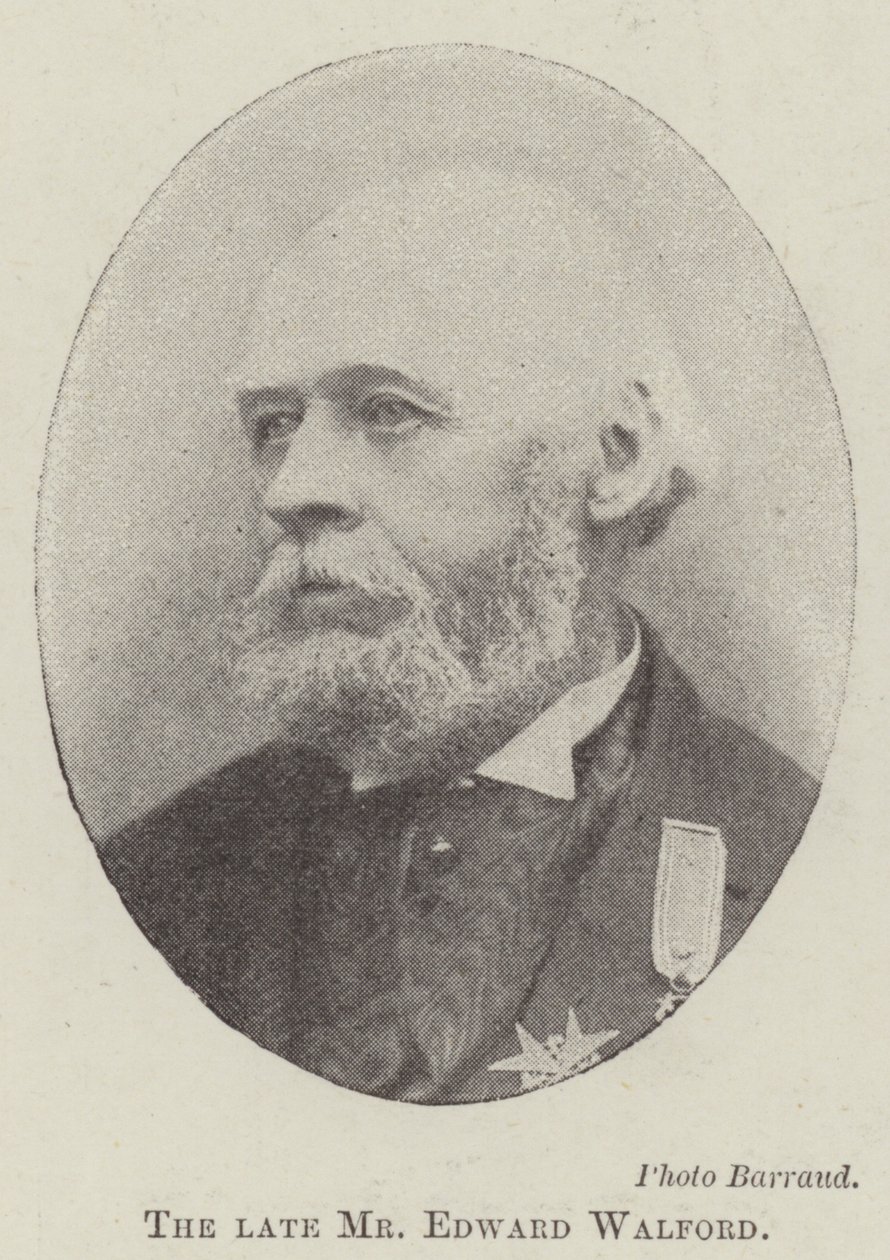 The Late Mr Edward Walford by English Photographer