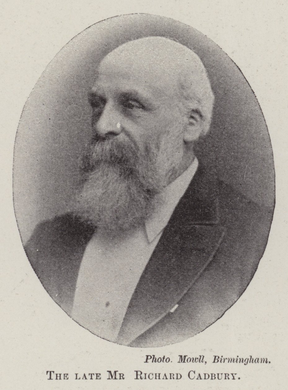 The late Mr Richard Cadbury by English Photographer