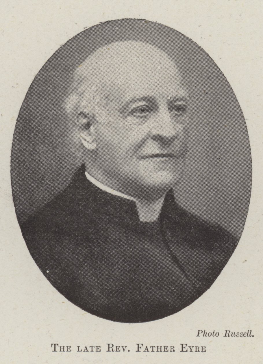 The late Reverend Father Eyre by English Photographer