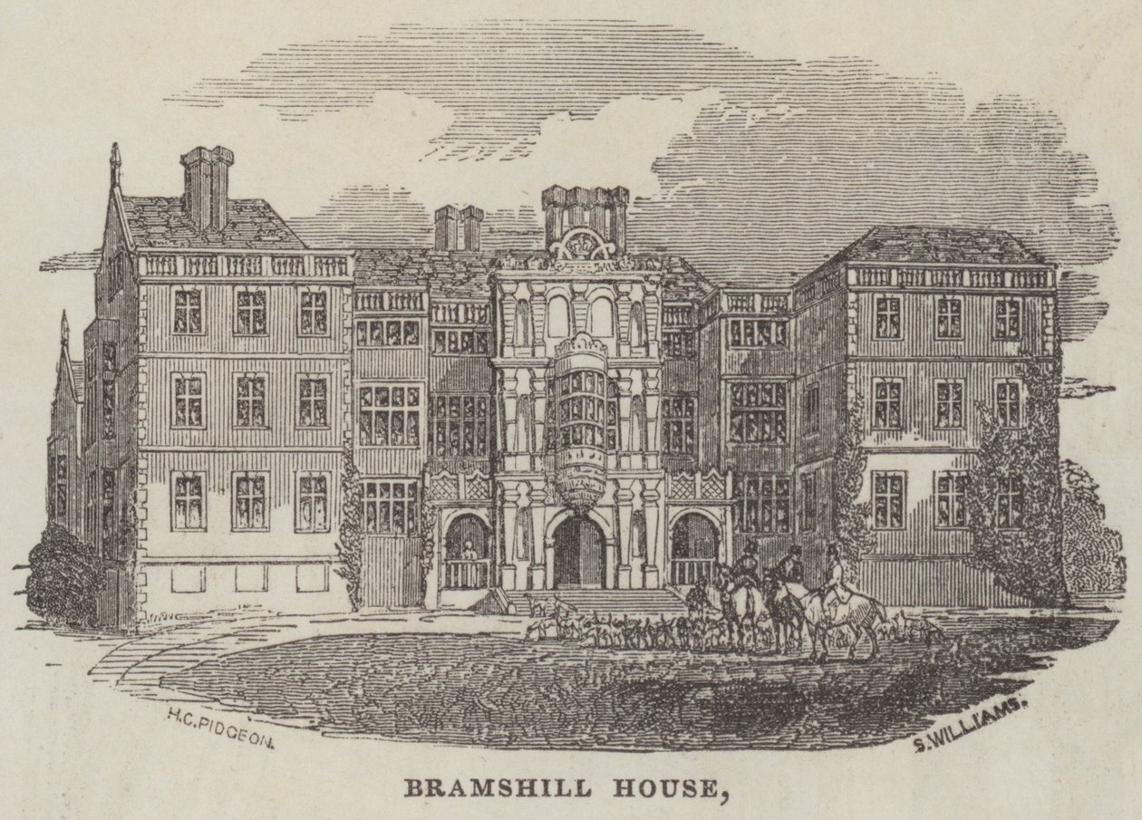 Bramshill House by English School: Buy fine art print