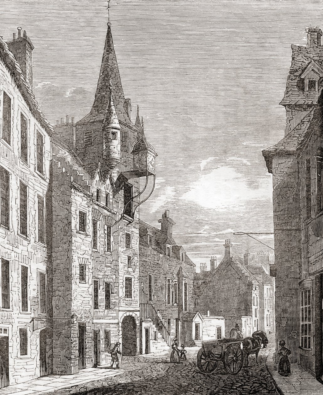 Canongate Jail, Edinburgh, Scotland, from Old England: A Pictorial ...
