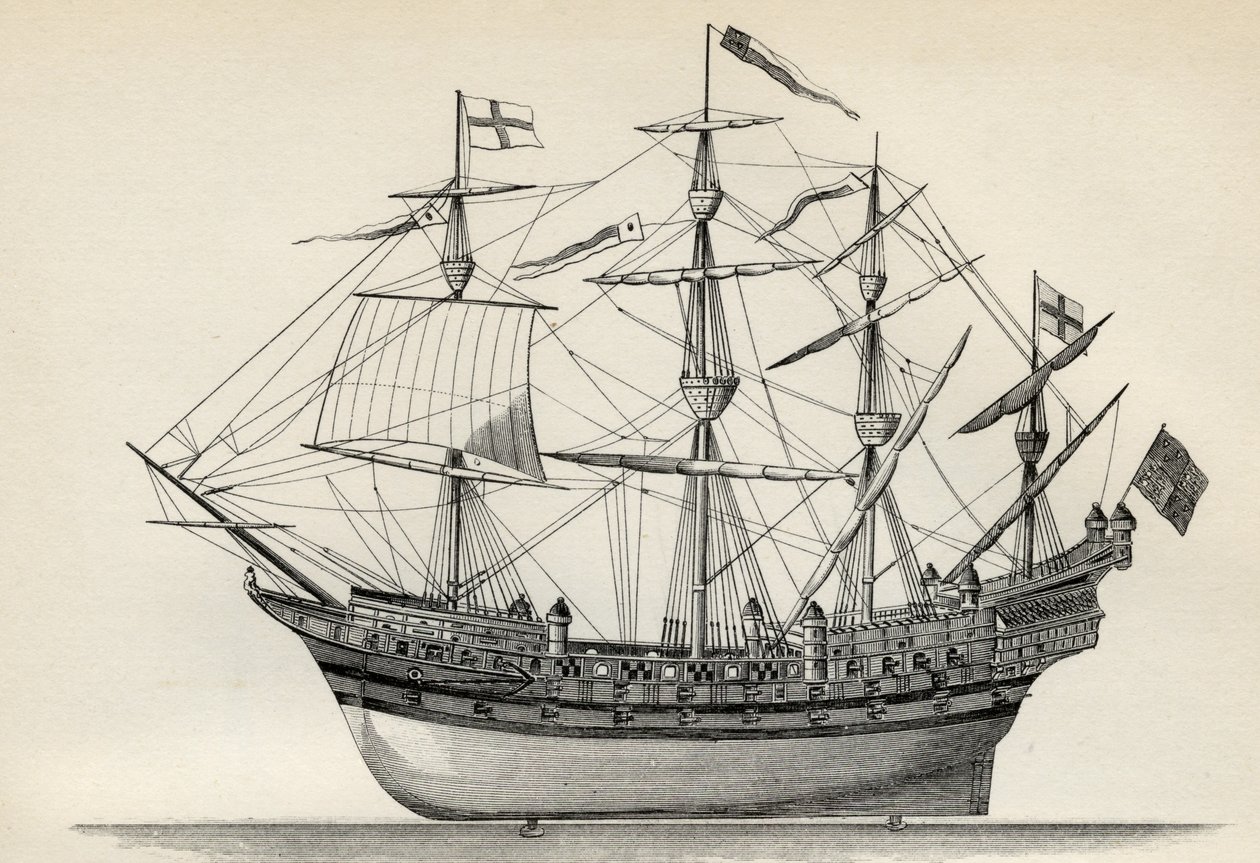 Henri Grace a Dieu, from 'The National Encyclopaedia', Published by ...