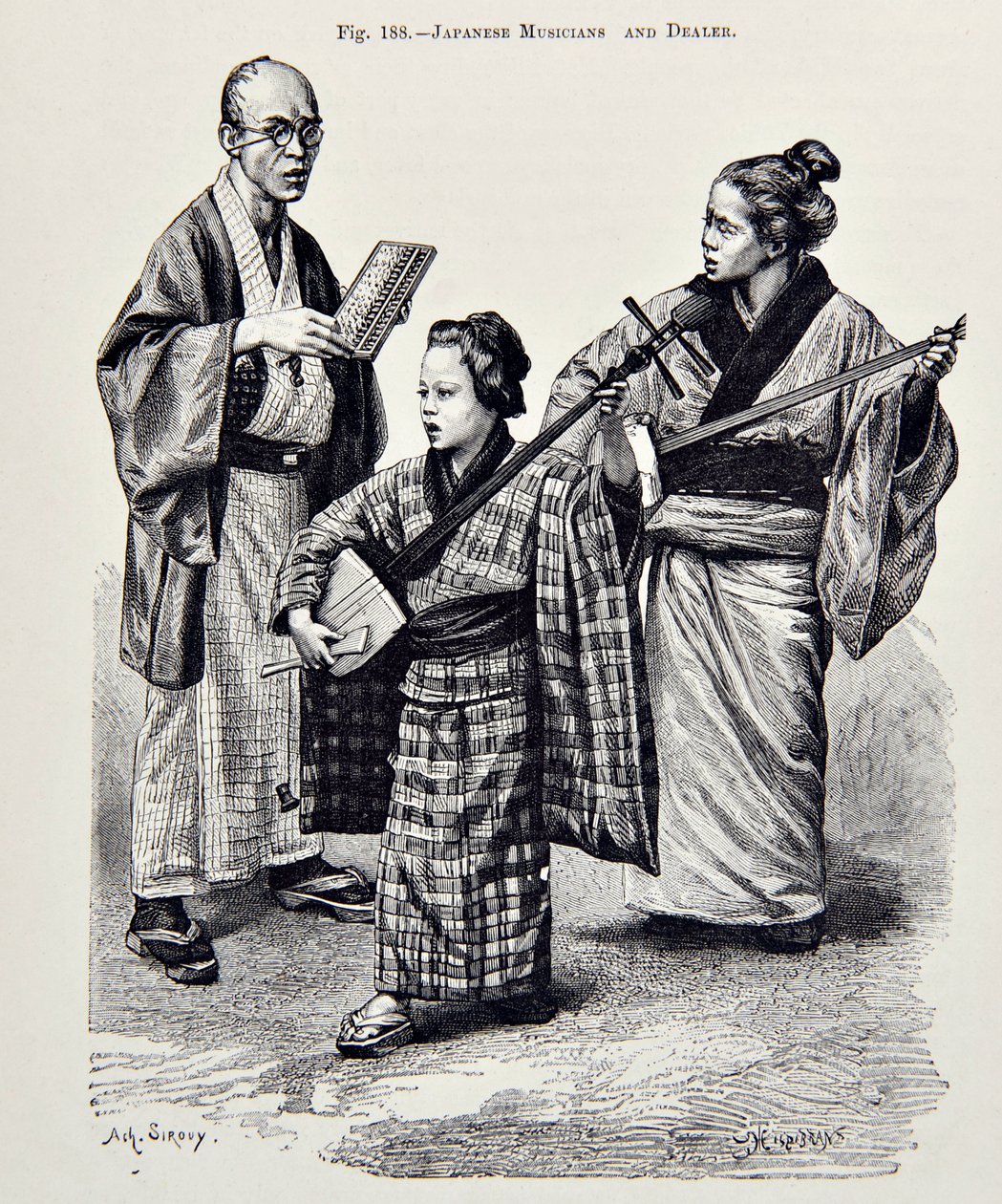 Japanese Musicians by English School: Buy fine art print