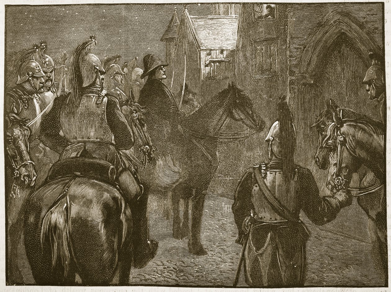 Kidnapping of Duke d'Enghien, 1804, illustration from Cassell's ...