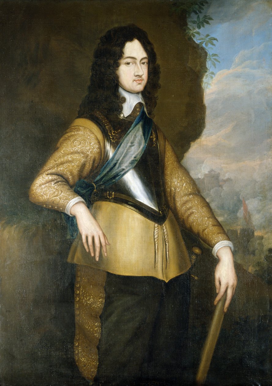 King Charles II as a Young Man by English School