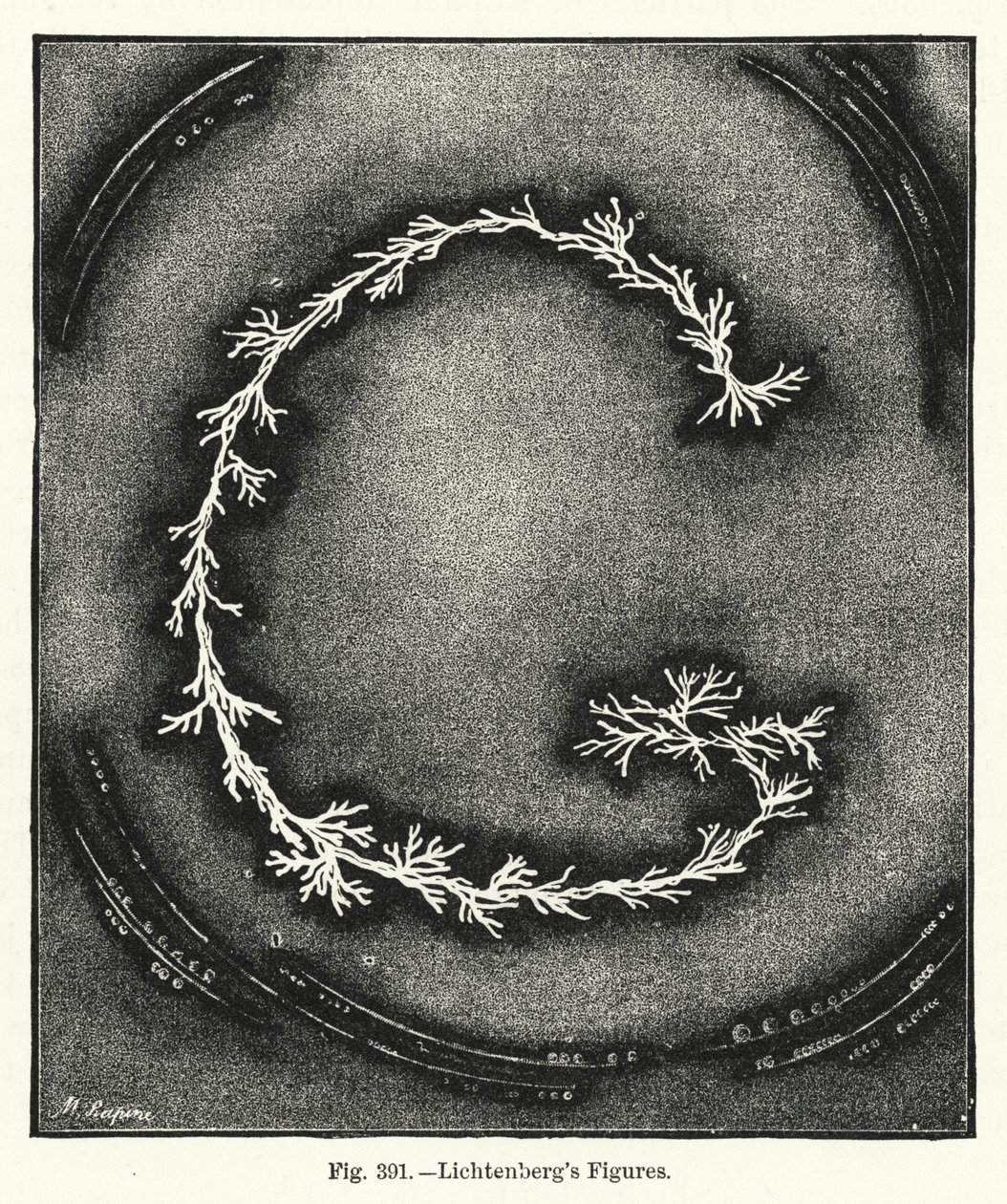 Lichtenberg's Figures by English School: Fine art print