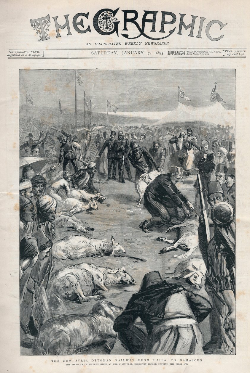New Syria Ottoman railway from Haifa to Damascus - the sacrifice of ...