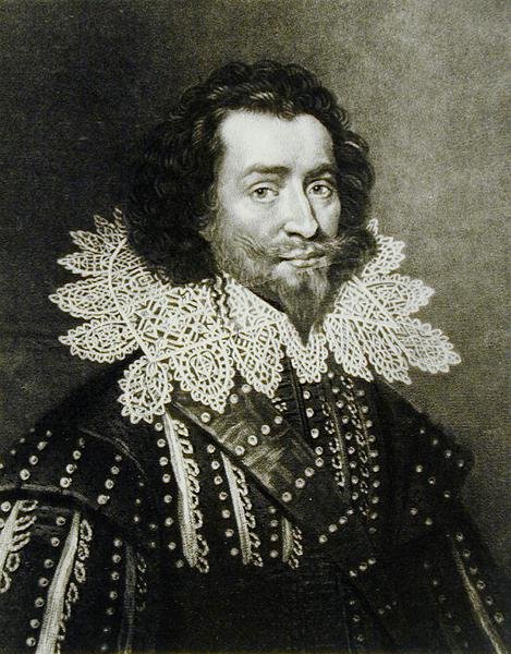 Portrait of George Villiers, 1st Duke of Buckingham (engraved by ...