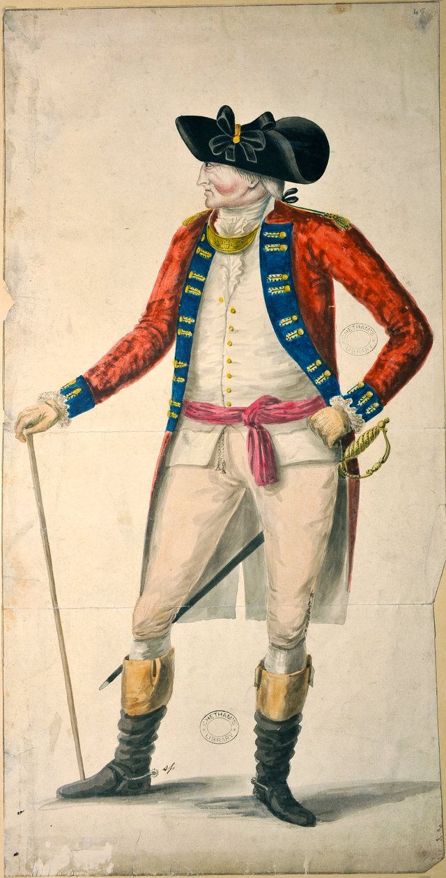 Portrait of Lieutenant Colonel Chadwick, late 18th century