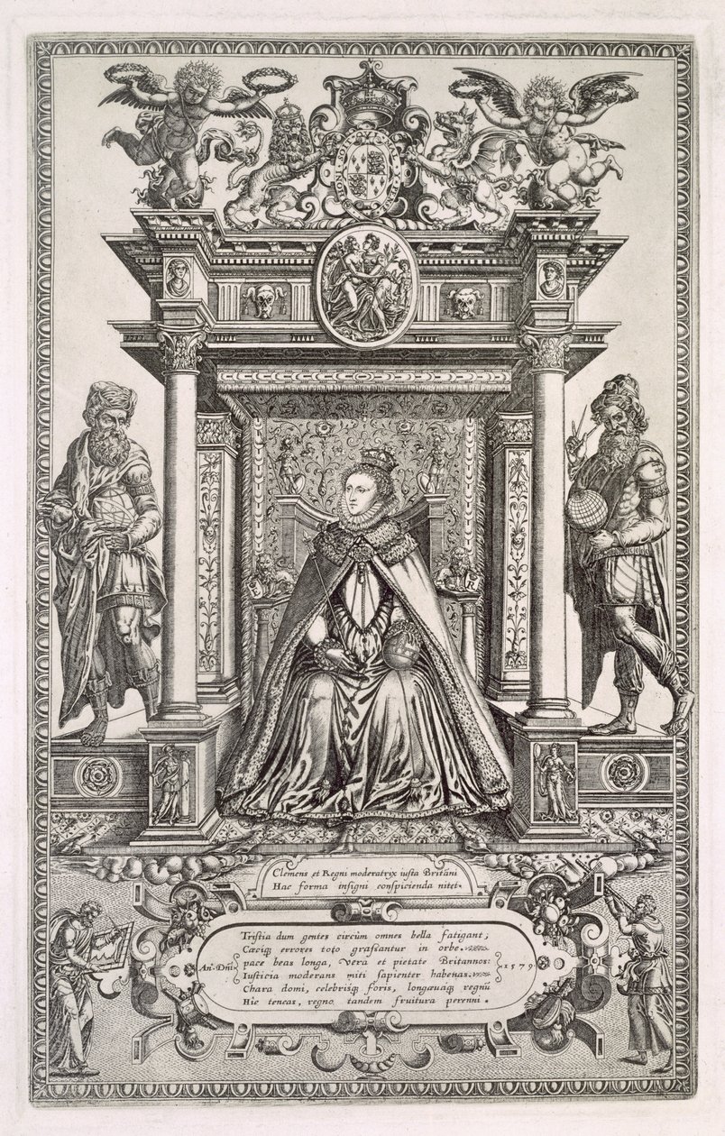 Queen Elizabeth I as Patron of Geography and Astronomy, Frontispiece to ...